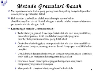 GRANULASI BASAH | PPT