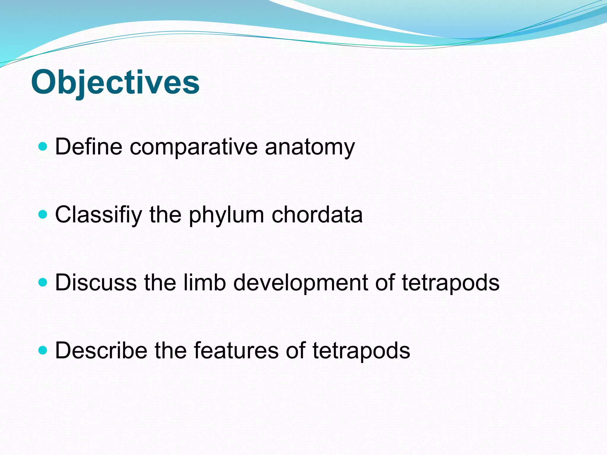 Comparative Anatomy of the Limb | PPTX