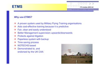 FTS ETMS Presentation | PPT