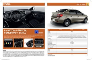 Ficha Técnica Renault Symbol 2014 | PDF