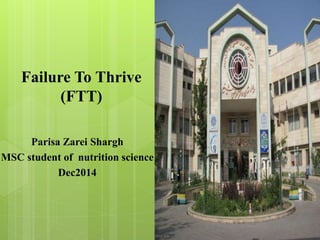 Failure to thrive | PPTX
