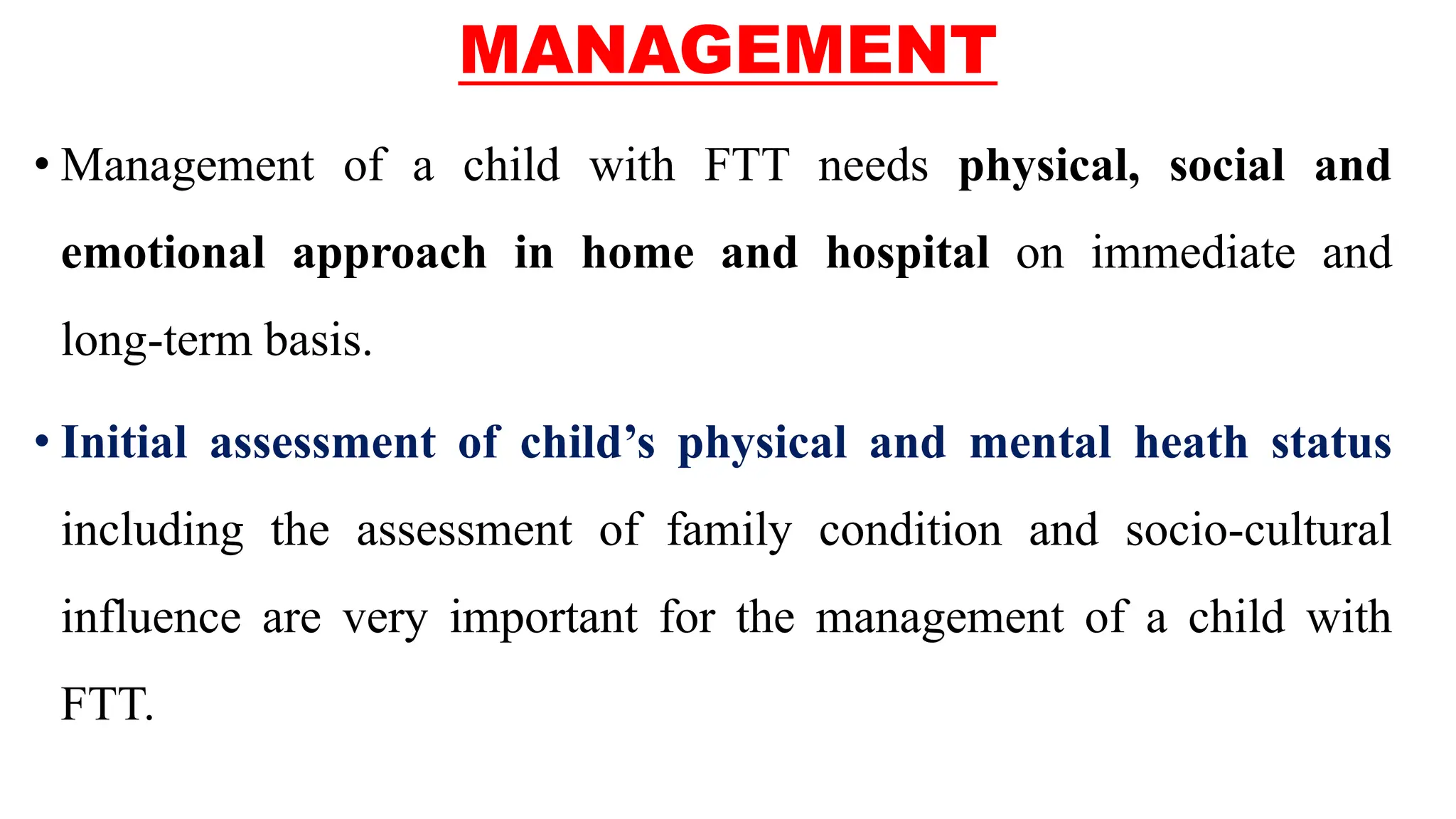 Failure to thrive | PPTX