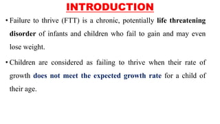 Failure to thrive | PPTX