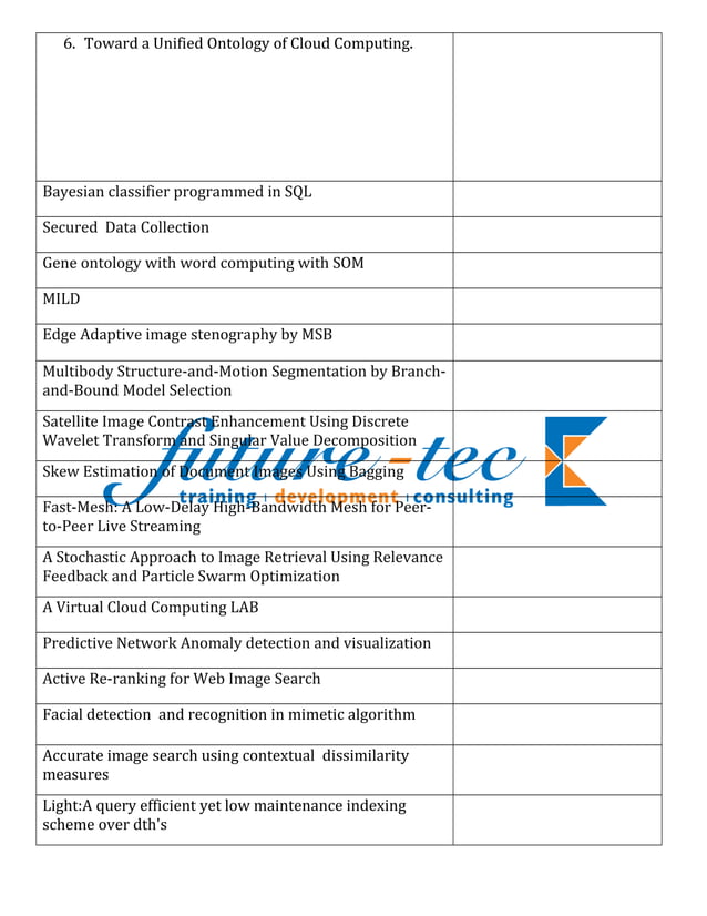 IEEE 2010 JAVA, .NET & EMBEDDED SYSTEM TITLES | PDF