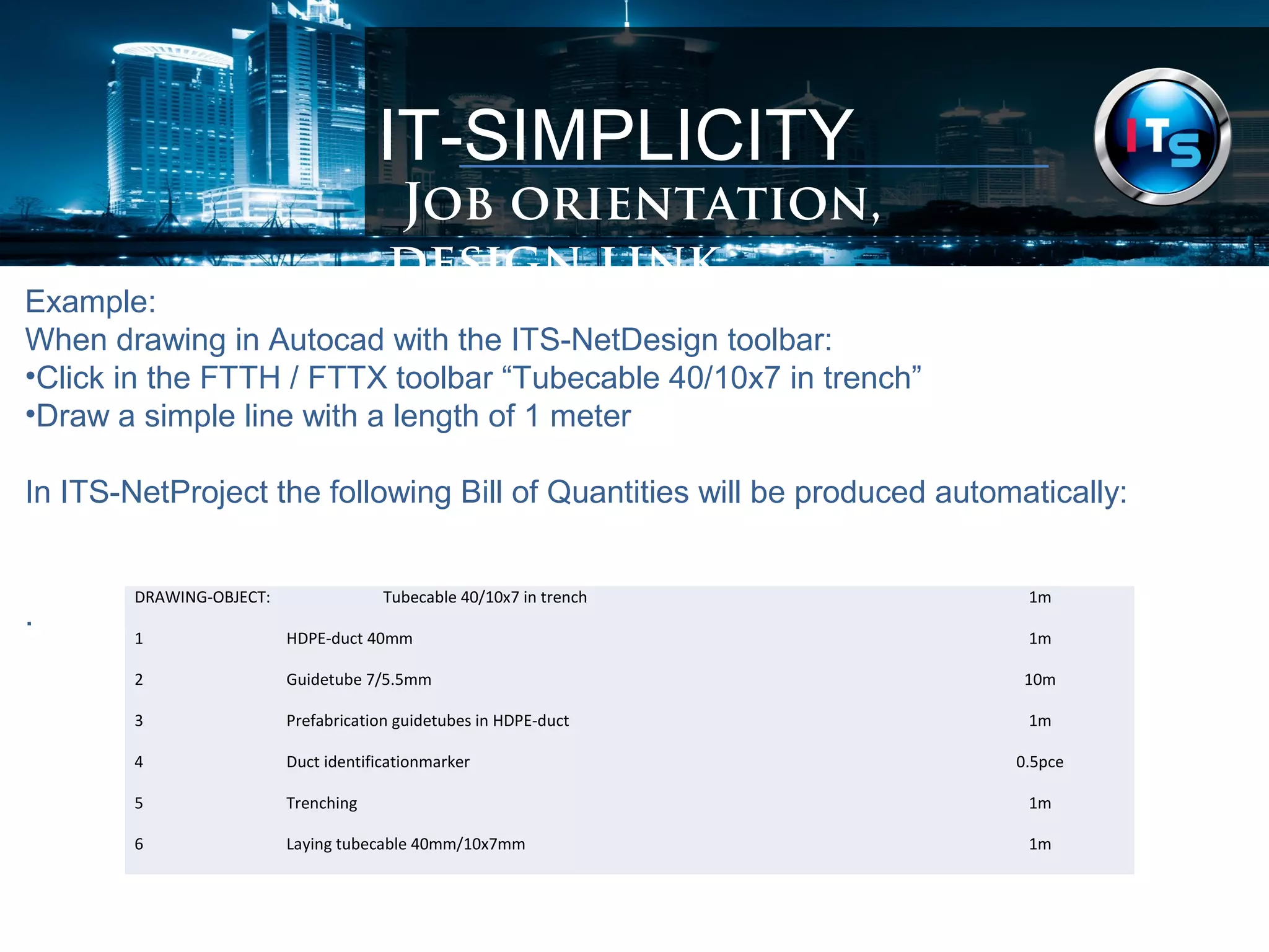 FTTH planning software for FTTH / FTTX projects | PPT