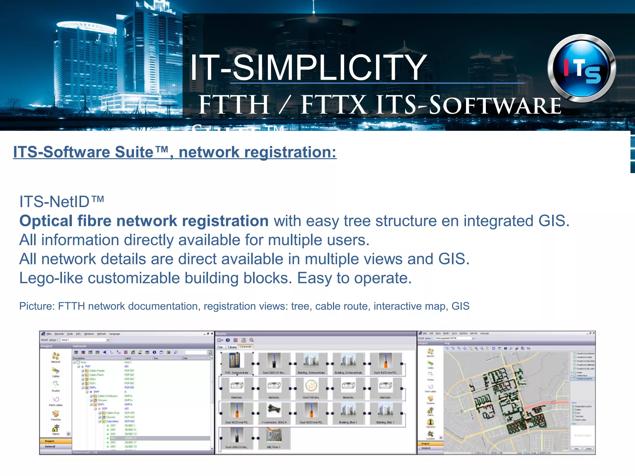 FTTH planning software for FTTH / FTTX projects | PPT