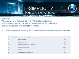 FTTH planning software for FTTH / FTTX projects | PPT