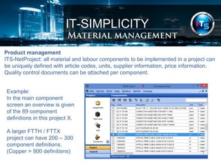 FTTH planning software for FTTH / FTTX projects | PPT