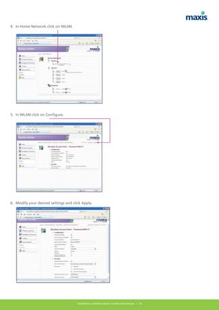 Ftth residential-wifi-modem-guide | PDF