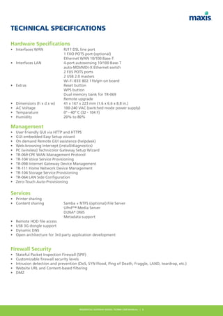 Ftth residential-wifi-modem-guide | PDF