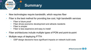 FTTH Basics & Network Design | PDF