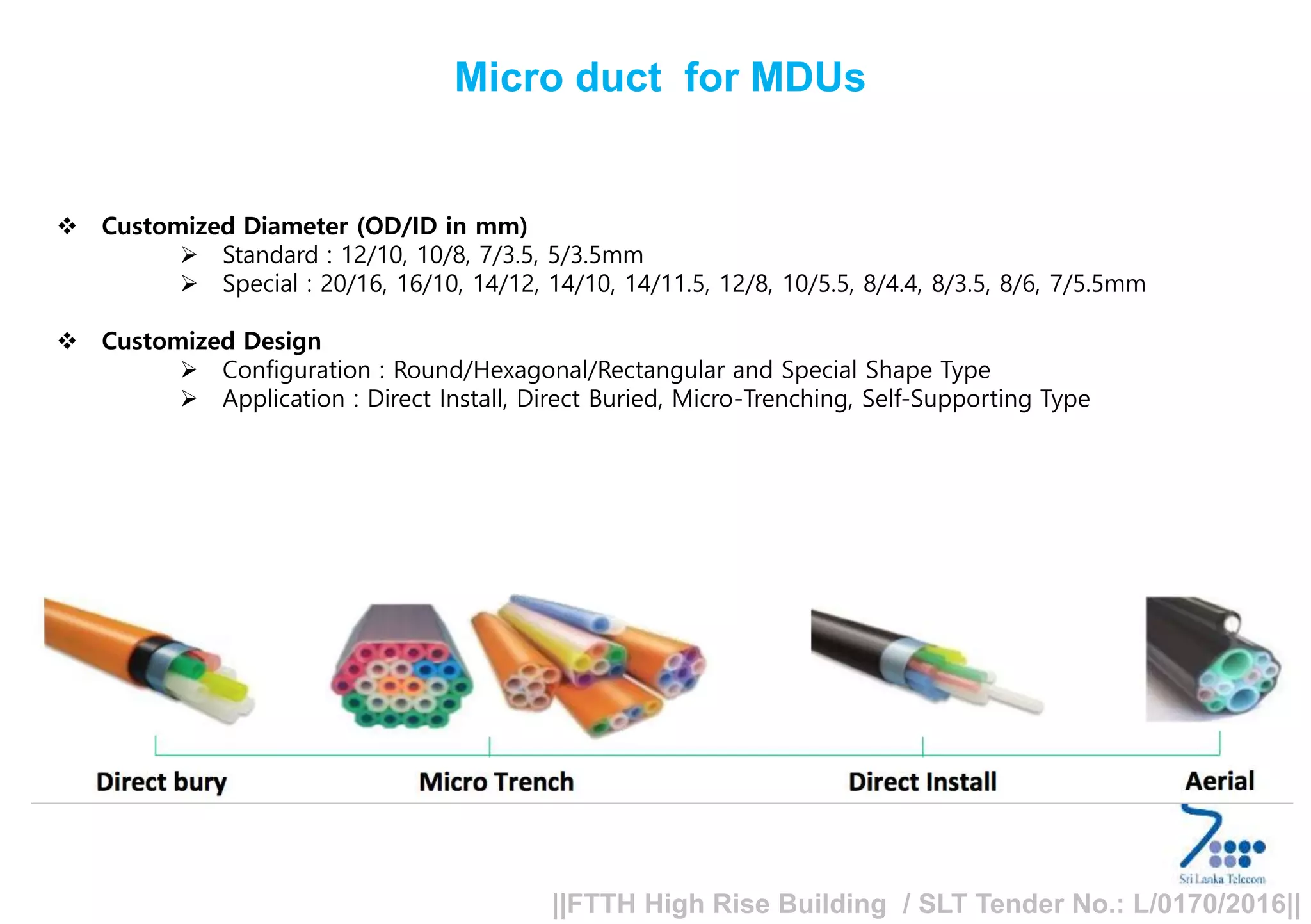 Ftth deployment for Multi Dwelling Units | PPTX