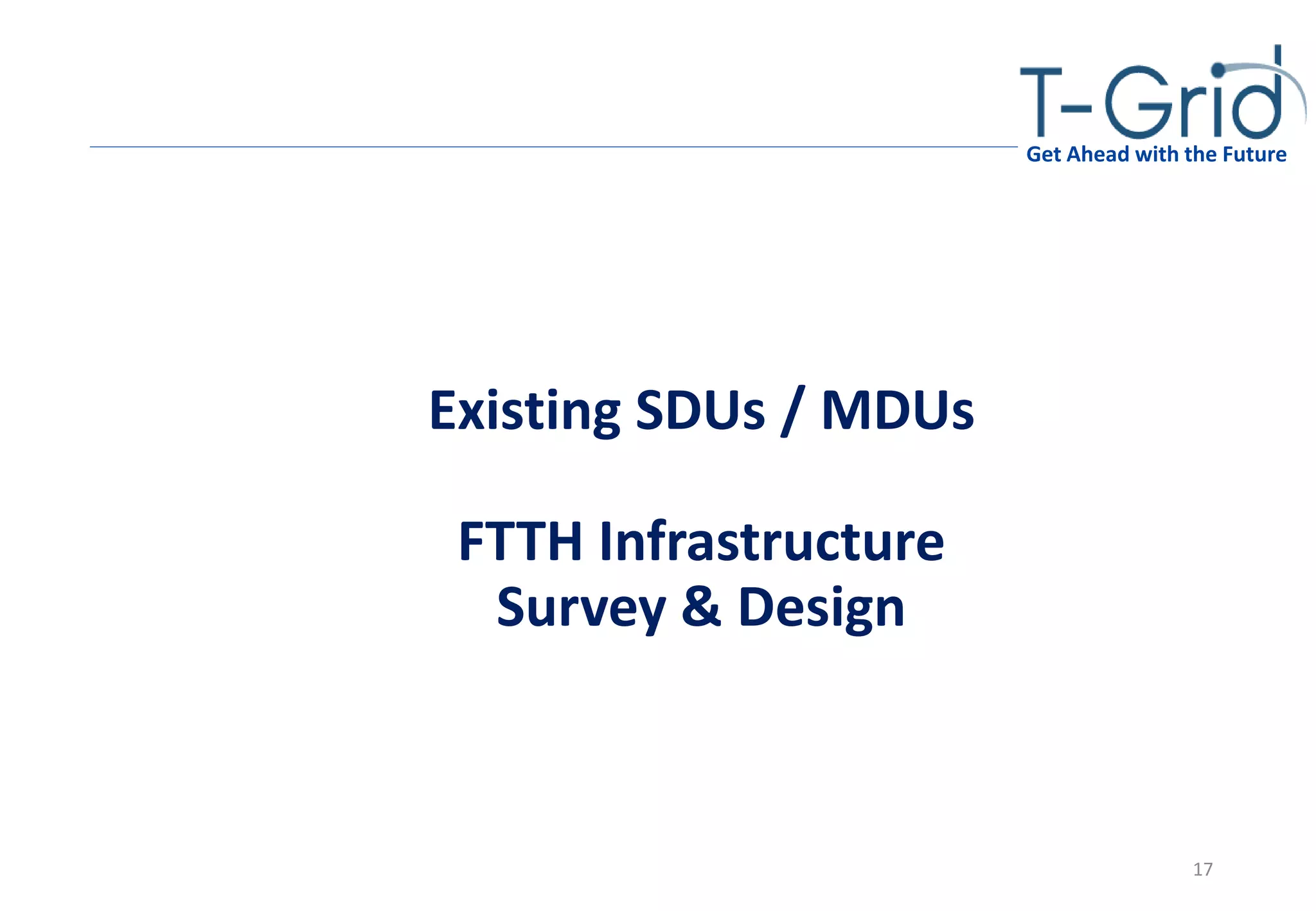 Design and Implementation of fibre optics in-buildings; Standards ...