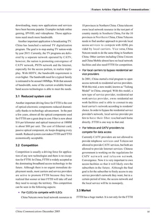 Ftth in china | PDF