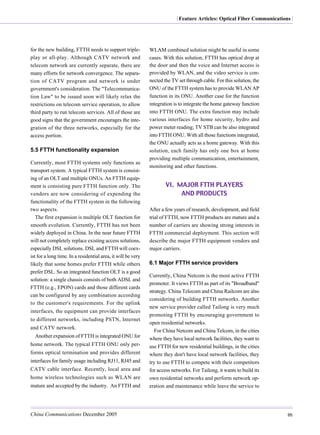 Ftth in china | PDF
