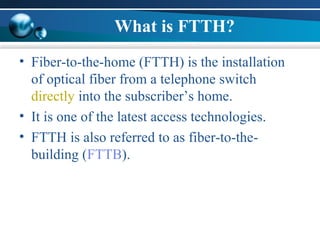 FTTH | PPT