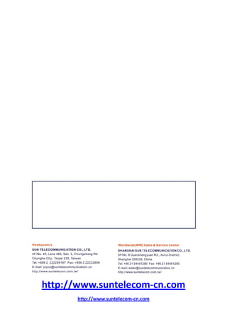 Fttx ftth products brochure | PDF