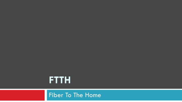 FTTX with Passive Optical Networks | PDF | Computer Networking | Computing