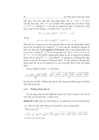 field extensions and galois theory( vietnamese) | PDF