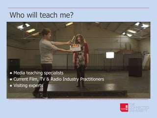 BA (Hons) Film, TV and Radio at Staffordshire University - Open Day ...