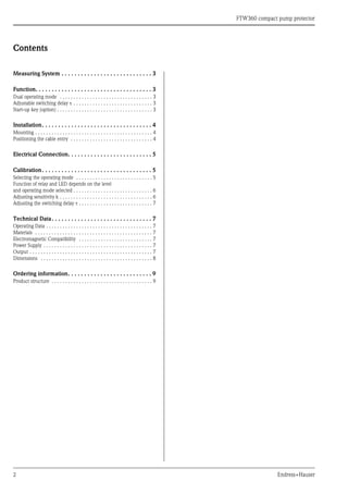 FTW360 compact pump protector | PDF