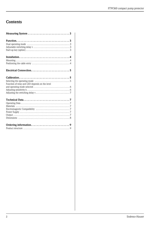 FTW360 compact pump protector | PDF