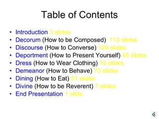 Rules And Decorum