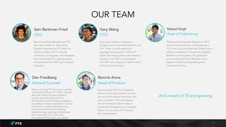 (Pitch Deck): How FTX raised over $1 billion | PDF