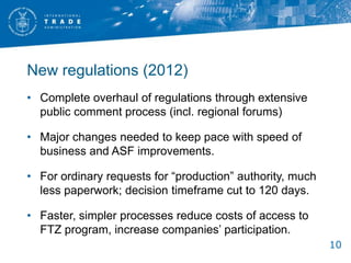 Foreign Trade Zones by Liz Whiteman | PPTX