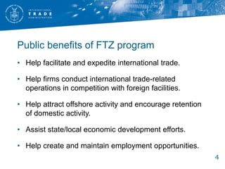 Foreign Trade Zones by Liz Whiteman | PPTX