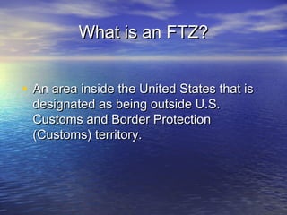 FTZ Presentation by Masashi Morimoto 5.28.2013