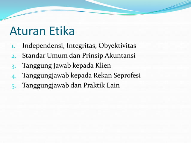 Kode Etik Profesi Akuntan Publik ppt | PPTX