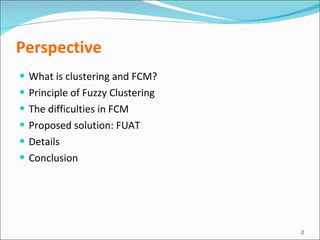 FUAT – A Fuzzy Clustering Analysis Tool | PPT | Computing | Technology & Computing