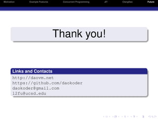L Fu - Dao: a novel programming language for bioinformatics | PPT