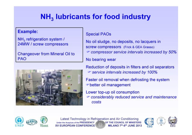 Diego Curti - Fuchs Lubrificanti - VANTAGGI DEI LUBRIFICANTI SINTETICI ...