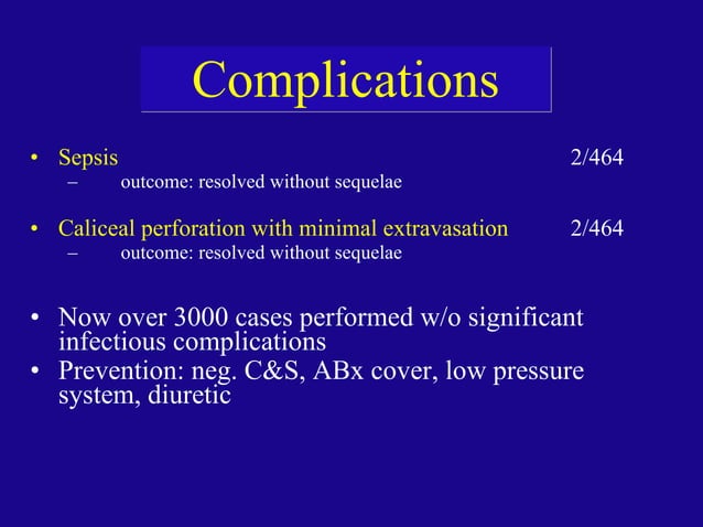 Retrograde Intrarenal Ureteroscopic Surgery (RIRS) | PPT