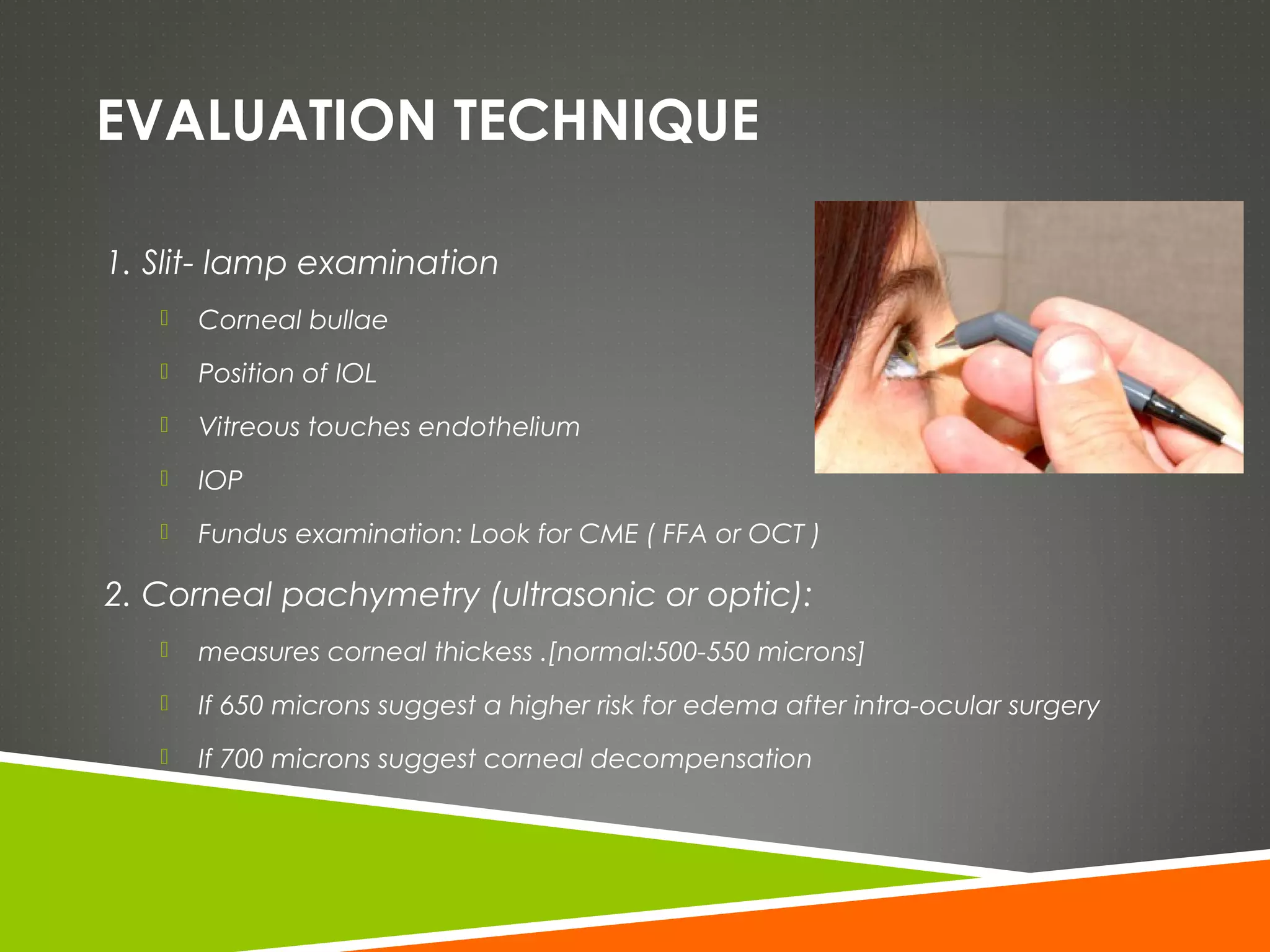 Fuchs dystrophy and pseudophakic bullous keratopathy | PPT