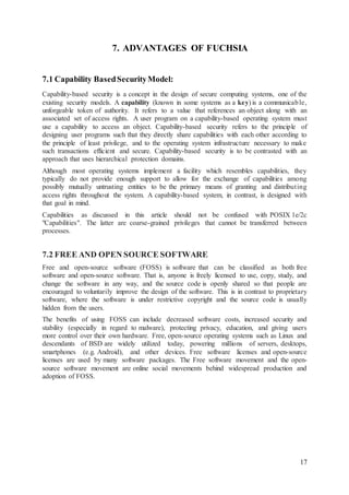 Fuchsia operating system by google document | DOCX