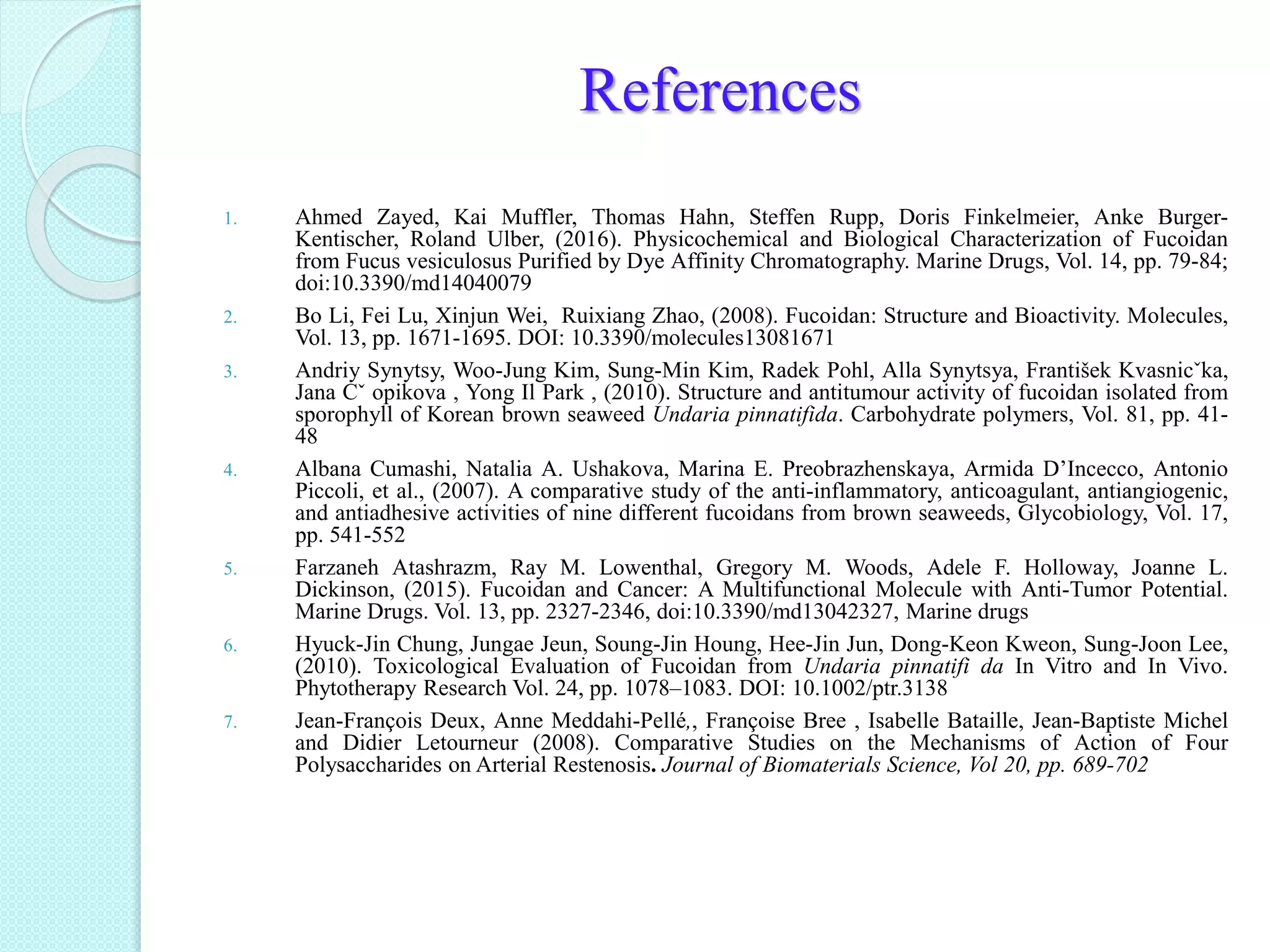 Fucoidan properties by raghav prabu | PPTX