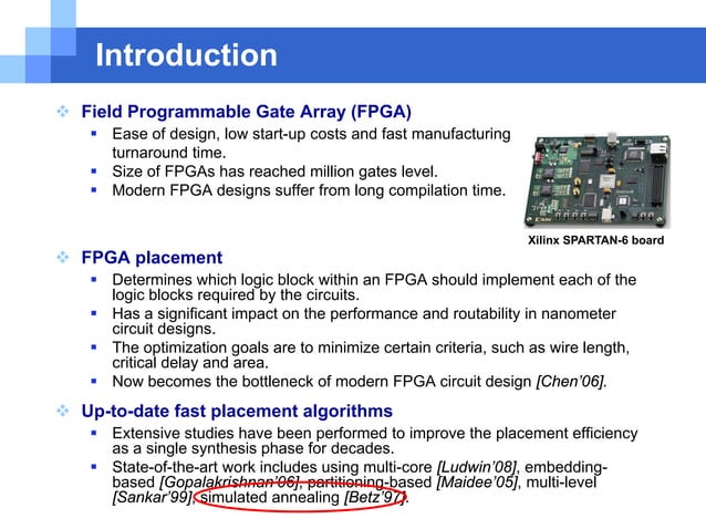Csbp A Fast Circuit Similarity Based Placement For Fpga Incremental Design And Design Space