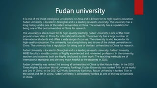fudan university | PPTX