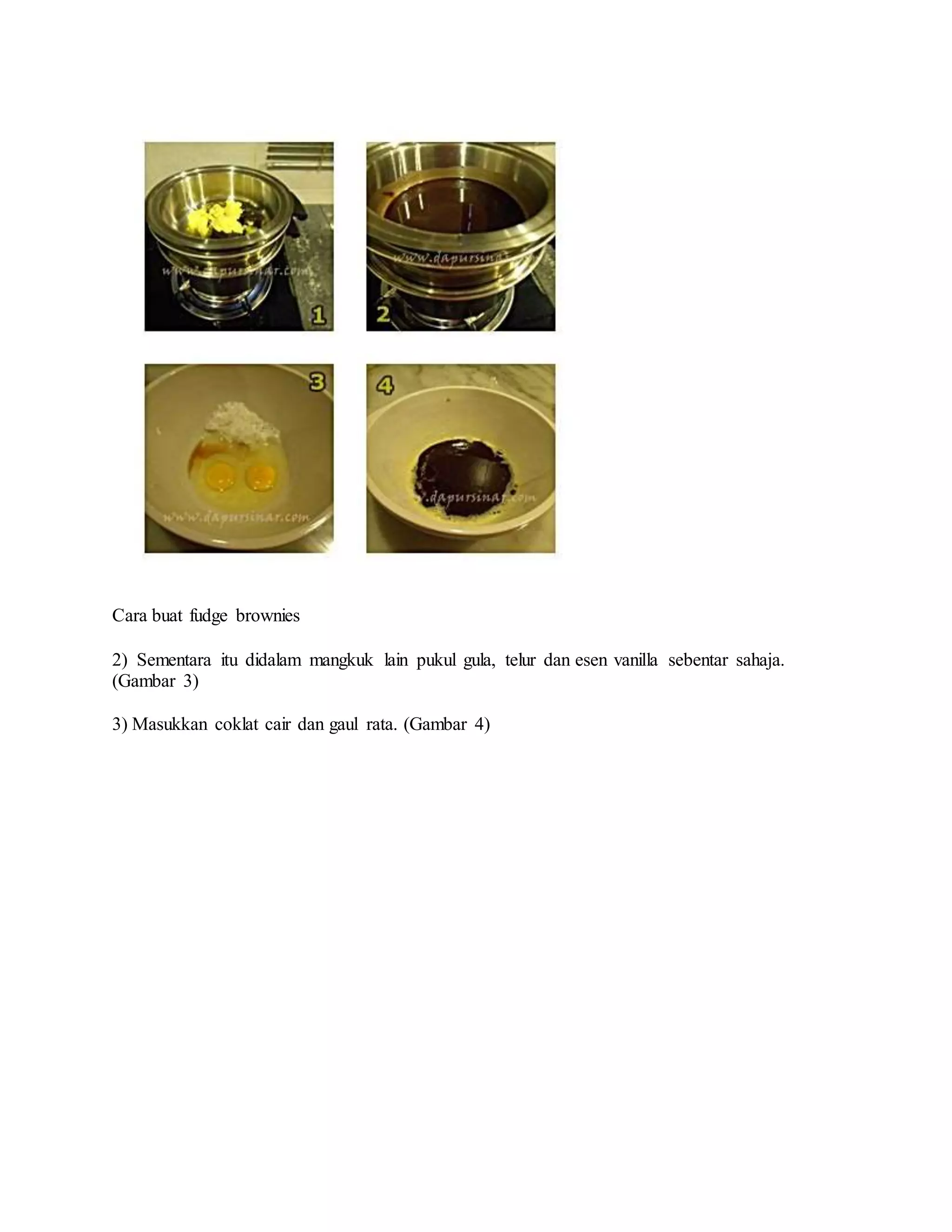 Fudge brownies | DOCX