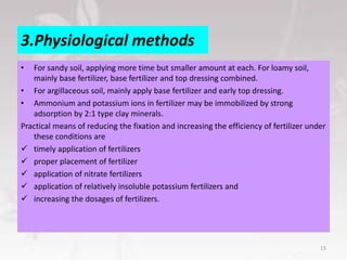 Agronomic,Chemical,and Physiological methods of increasing FUE | PPTX