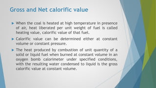 Solid fuel and its properties | PPTX