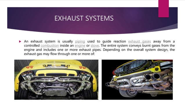Fuel air-exhaust systems | PPTX
