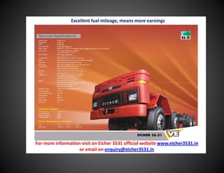 Fuel Efficient heavy duty Truck | PDF