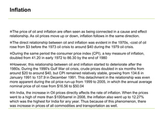 Crude oil and its price impact on economy | PPTX