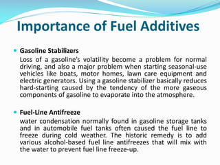 Fuel Additives, Lecture 02, Fuel Tech-ll.pdf | Gasoline Prices | Economy