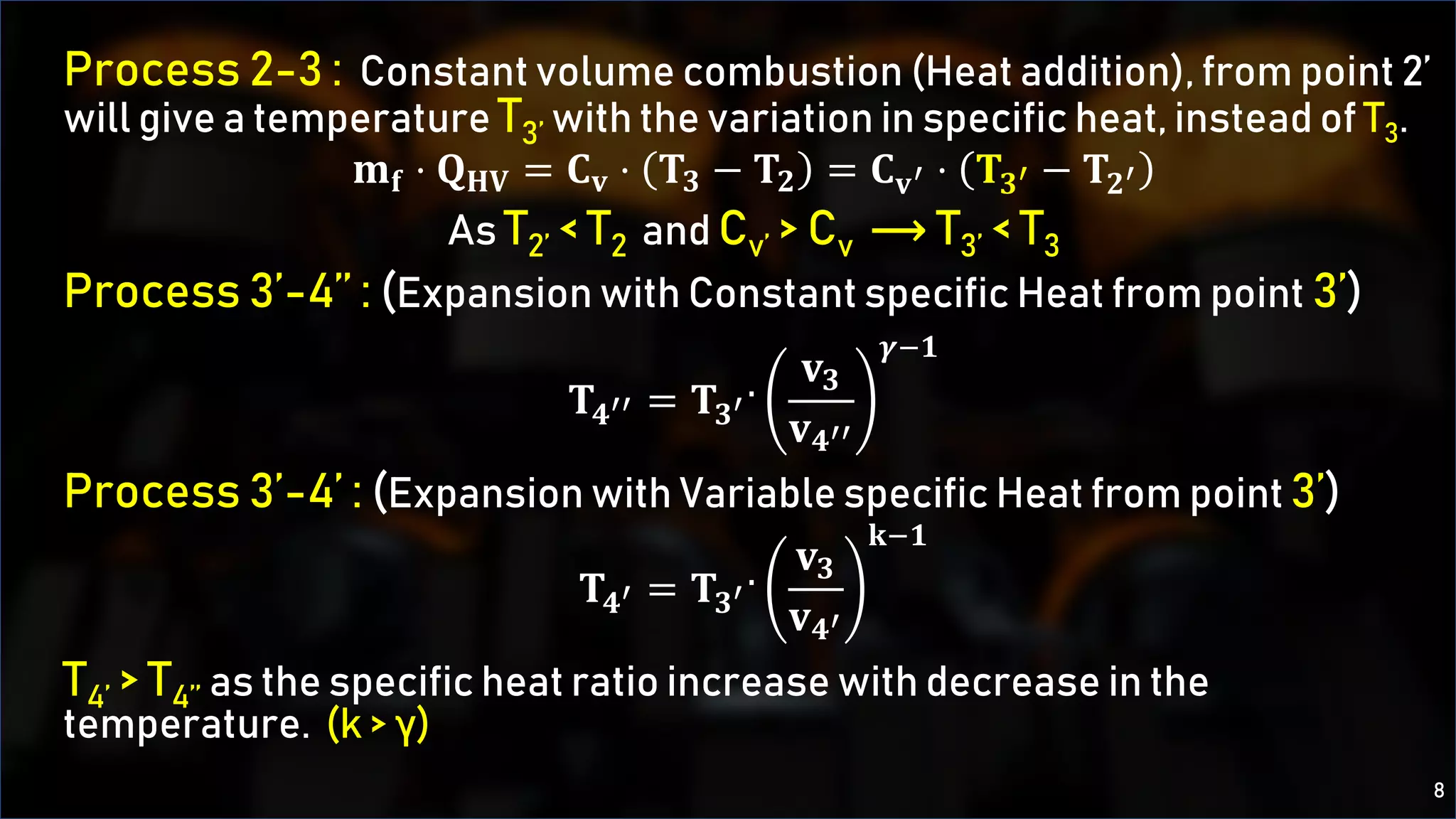 Fuel air cycle | PDF