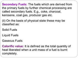 Fuel and combustion | PPT